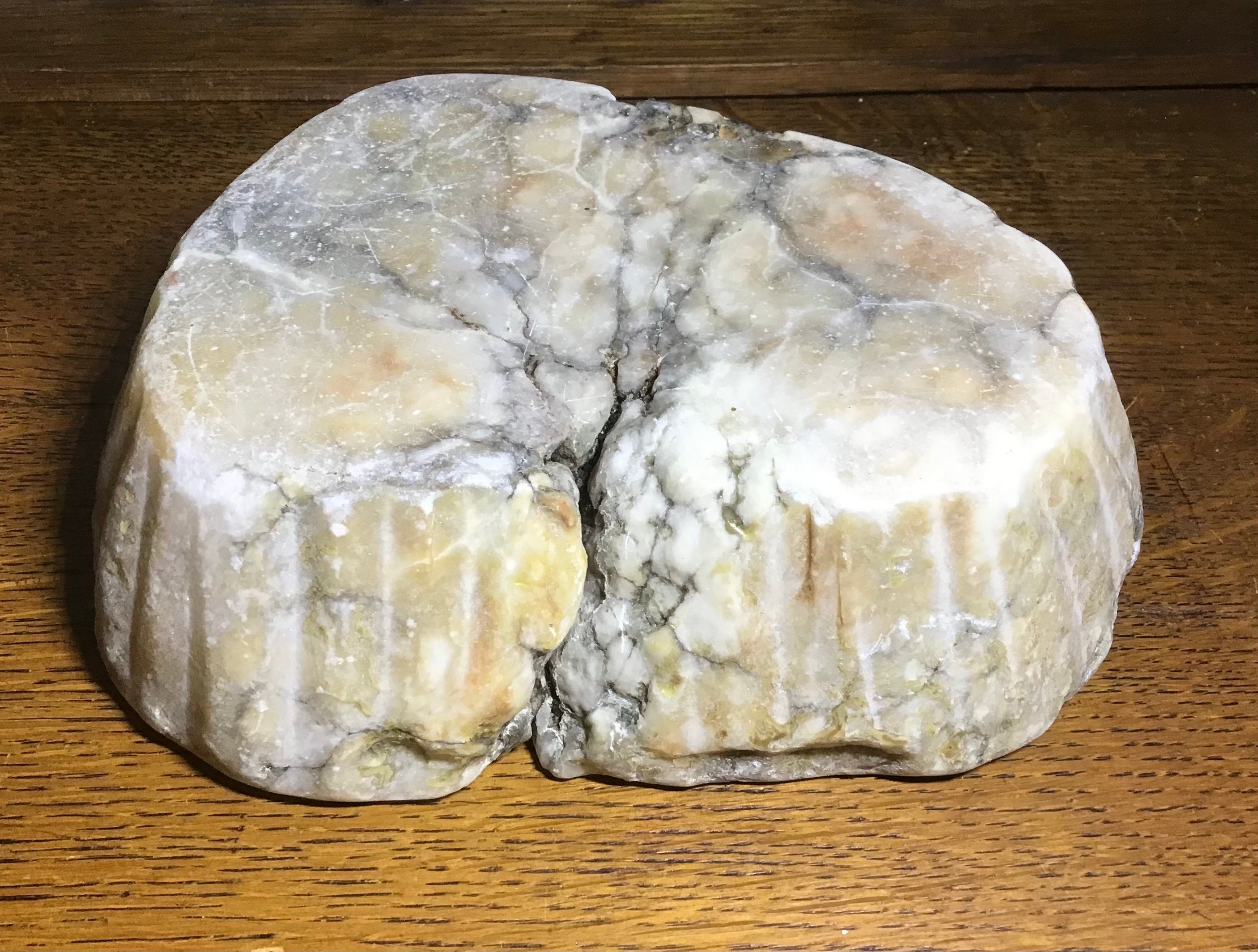 Alabaster Bowl Vintage Heavy Coarse Structure. - Etsy UK