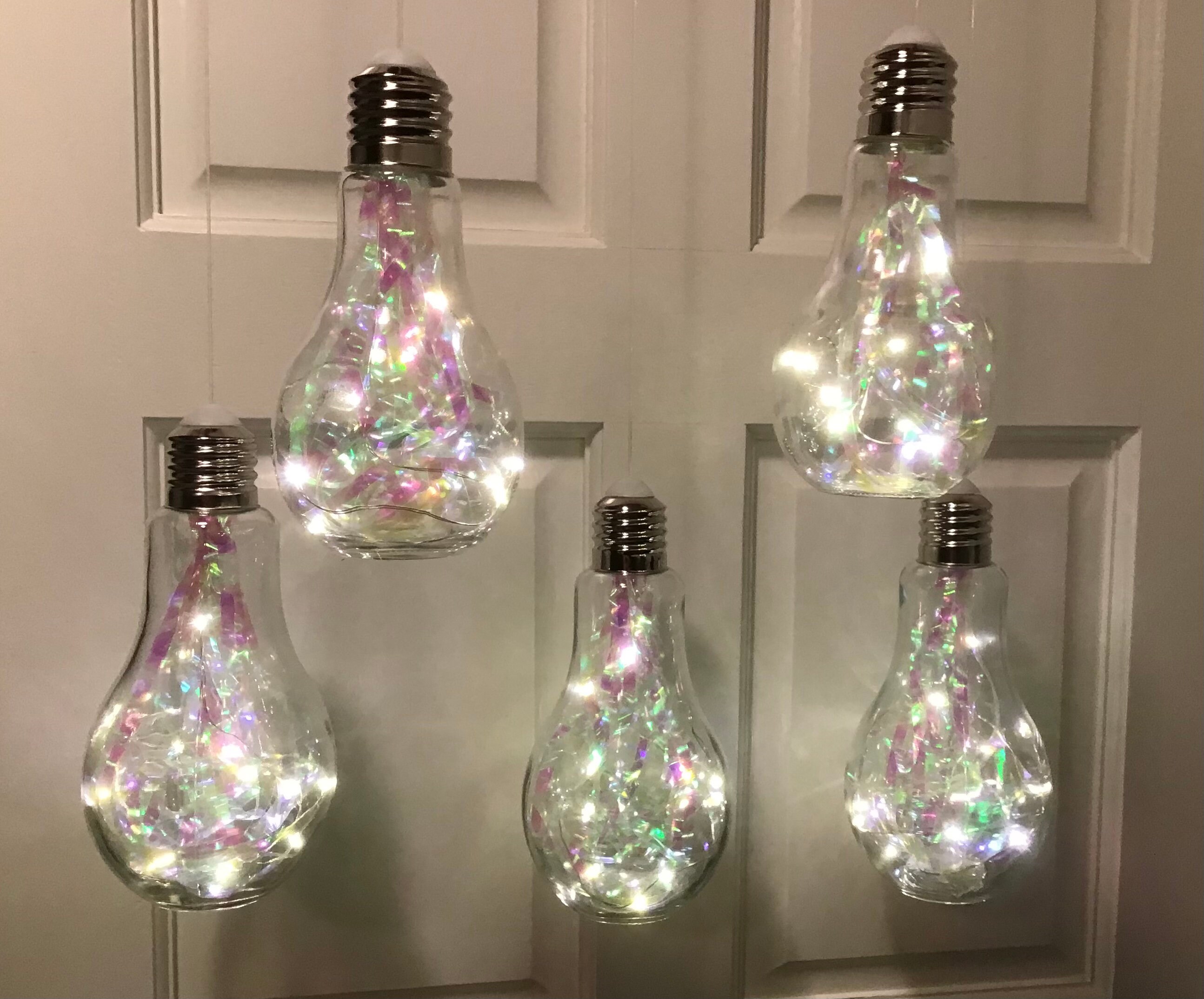LED Light Bulb in Iridescent Colors, in 2 Different Sizes. - Etsy