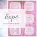 30 Hope Bible Verse Cards | Printable | Scripture Cards | Memory Verse ...