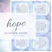 30 Hope Bible Verse Cards Printable Scripture Cards Memory Verse Cards ...