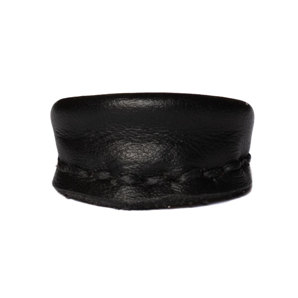 Black Leather Ring for Men Leather Ring for Women Handmade - Etsy