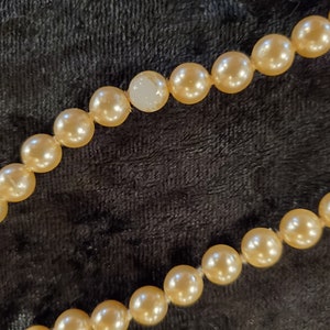 KJL Vintage Pearl Necklace/ Vintage Faux Pearl Necklace/ Kenneth Jay ...