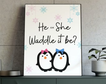 Waddle It Be Gender - Etsy