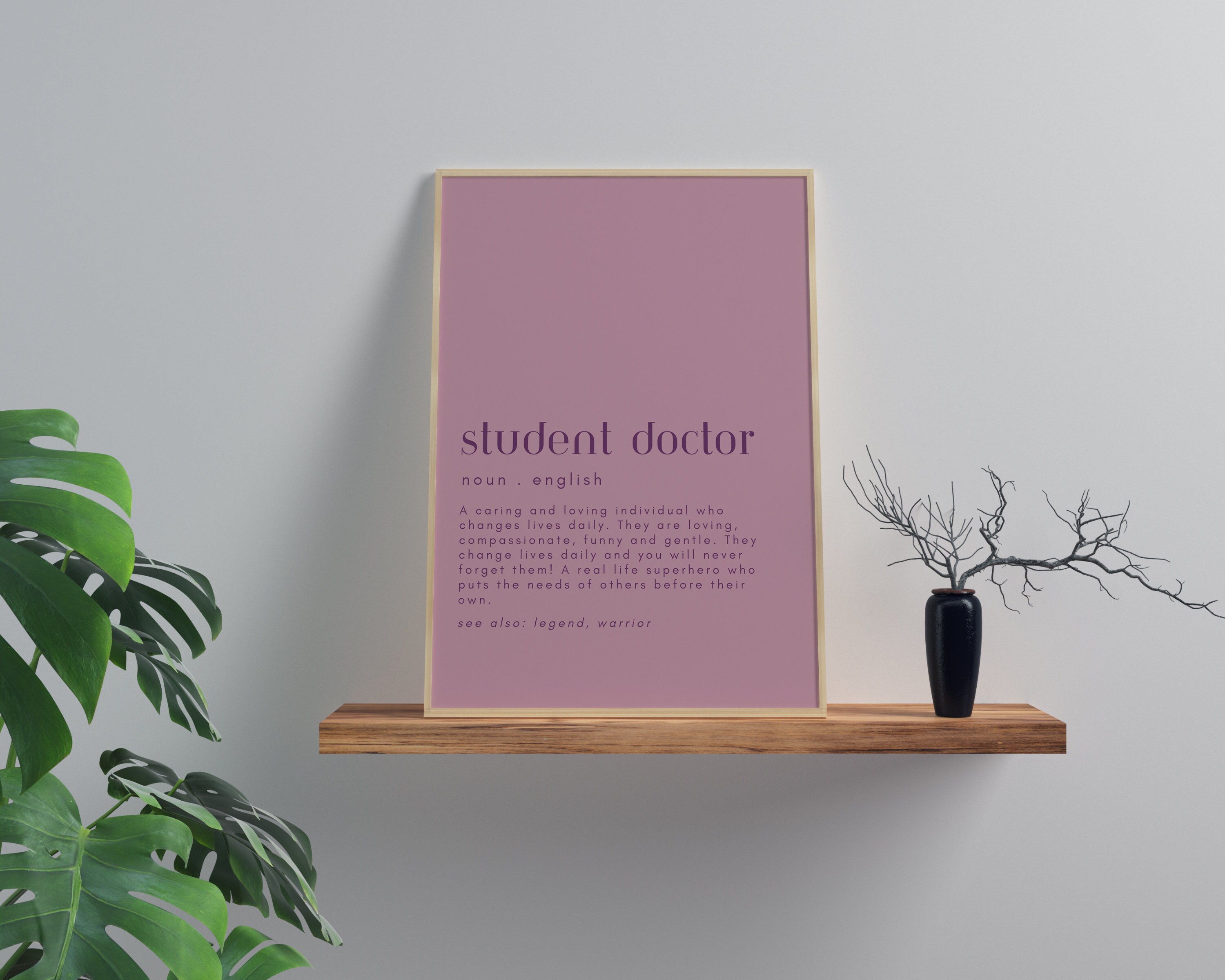 Student Doctor Definition Print Medical Student Definition - Etsy