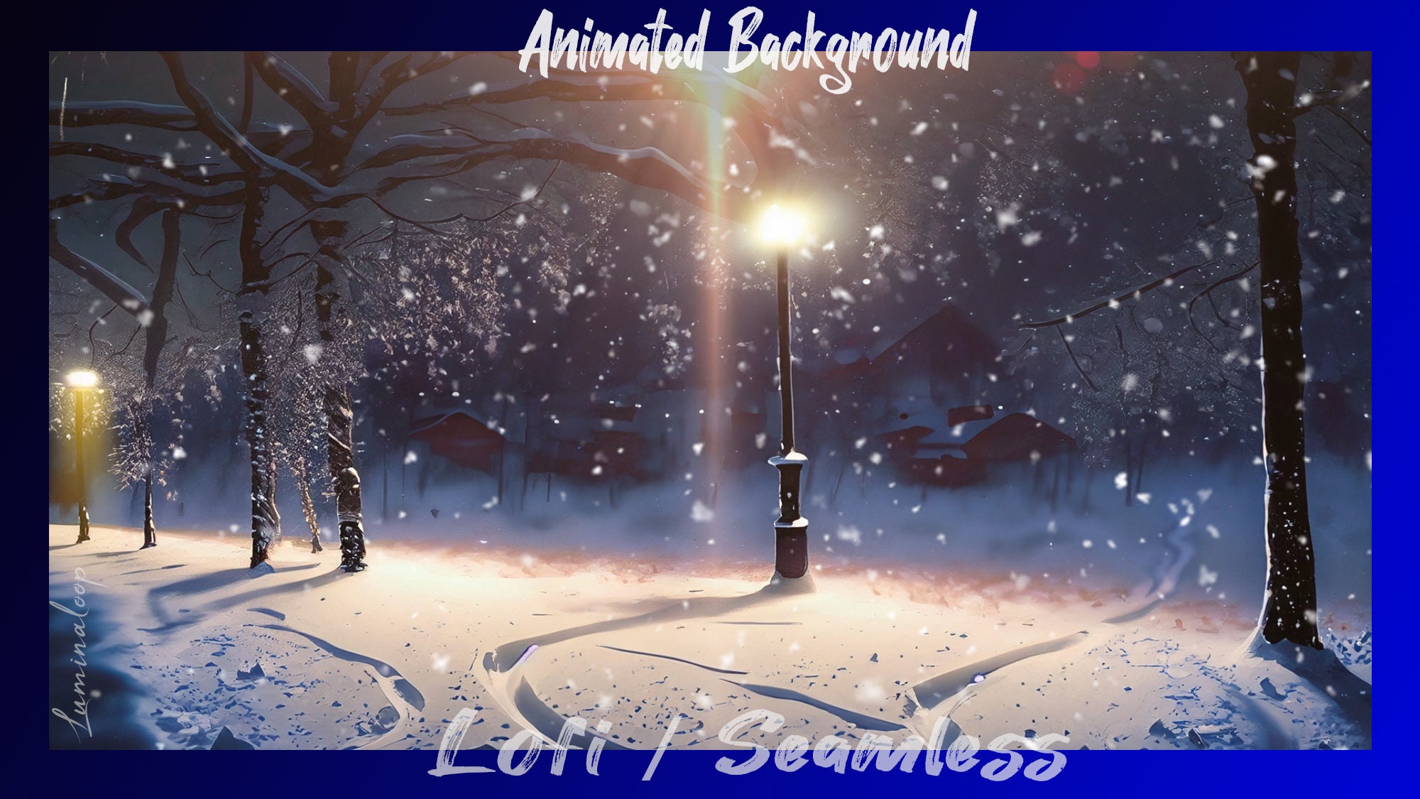 4 ANIMATED BACKGROUNDS Pack, Enchanting Christmas Market, Cozy Shop, Lofi Ambience, Vtuber ...