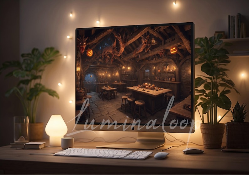 Lofi Cozy Tavern Animated Backgrounds: Vtuber Twitch Stream Overlay ...