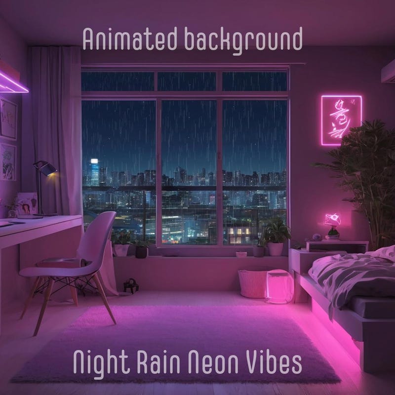 Cozy Night Light Rain - Etsy