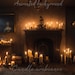 4 ANIMATED BACKGROUNDS |haunted Room | Candle Ambiance With Gaming Room ...