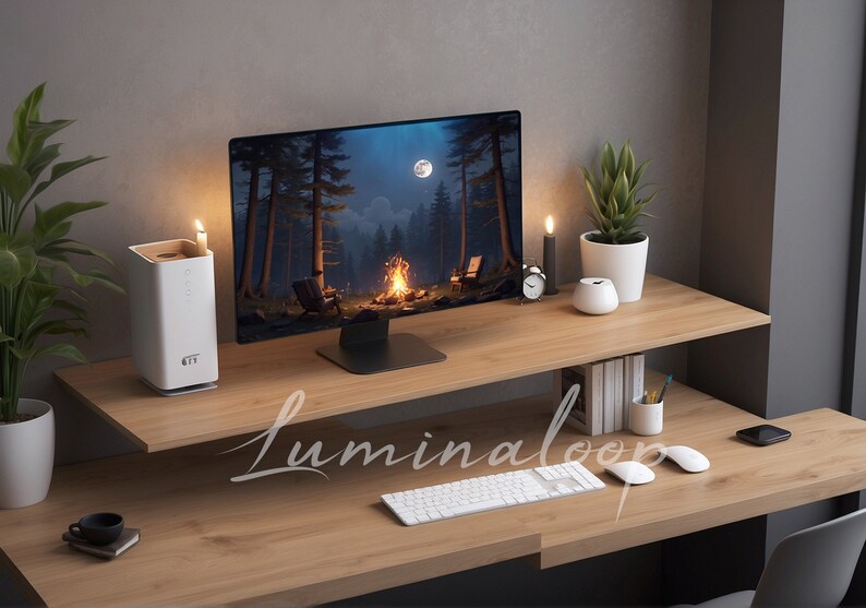 ANIMATED BACKGROUND | Campfire Serenade | Lofi Cozy Looped Vtuber ...