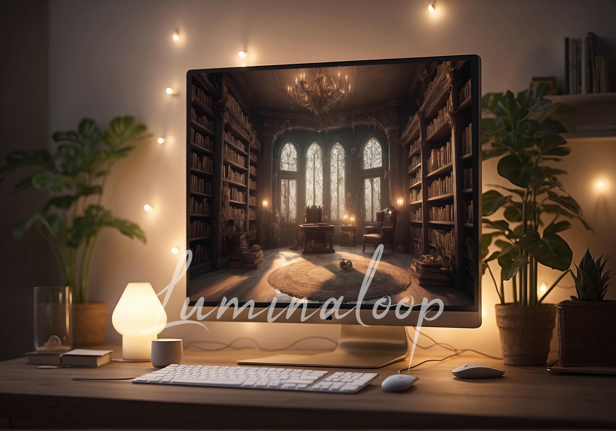 ANIMATED BACKGROUND |magical Nook | Lofi Cozy Ambience Looped Vtuber ...