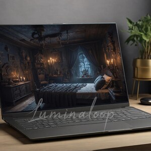 ANIMATED BACKGROUND | Haunted Magic, Terror Bedroom | Lofi Love Cozy ...