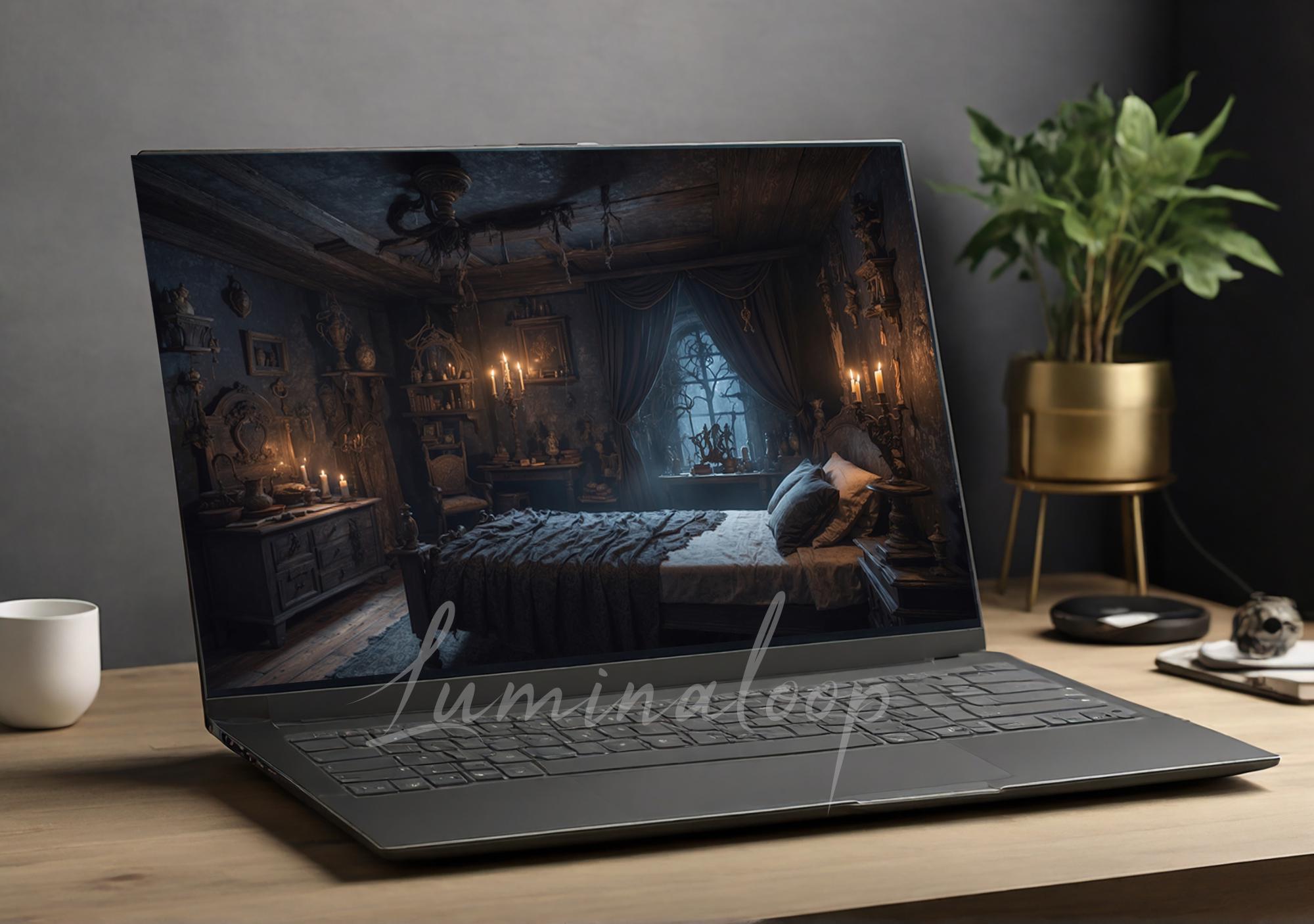 ANIMATED BACKGROUND | Haunted Magic, Terror Bedroom | Lofi Love Cozy ...