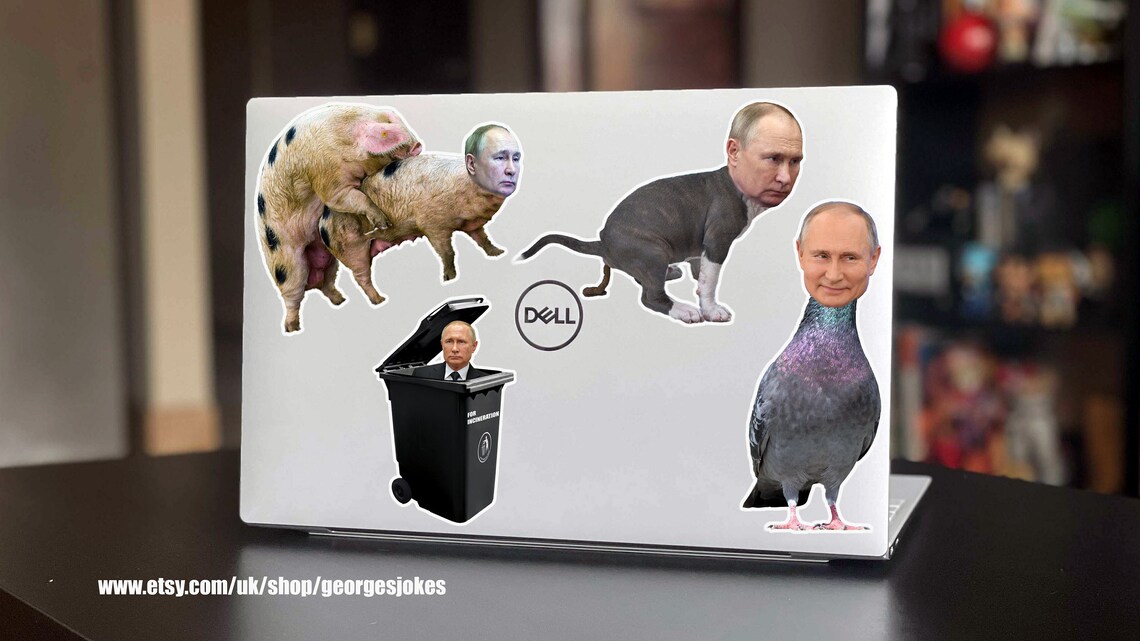 FUNNY PUTIN PIGEON Vladimir Putin as Pigeon Pootin Rude Poo - Etsy
