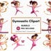 46 Gymnastics Clipart PNG Bundle, Gymnastics Girl Clipart, Gymnastics ...