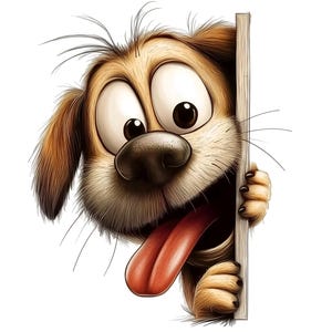 Funny Animals Peeking Around Clipart | Cute Animal Peekaboo PNG ...