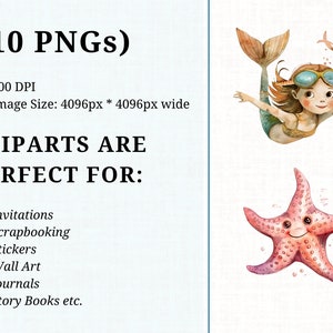 Under the Sea Clipart Bundle, Cute Sea Animals PNG, Ocean Sea Animals ...
