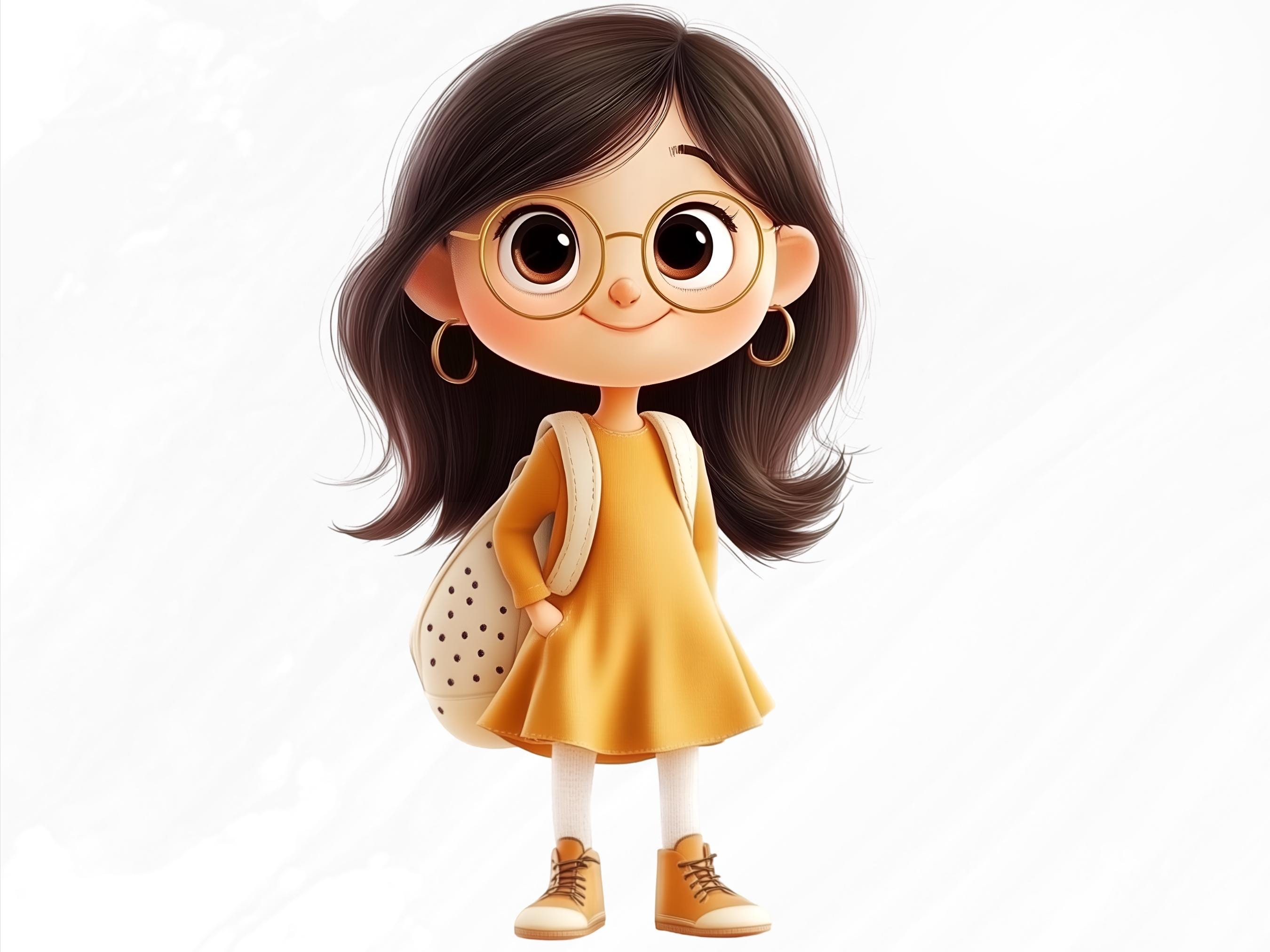 School Kids Clipart Bundle, Cute Children PNG, Student Illustrations ...