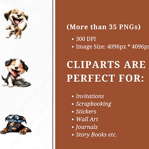 Funny Dog Clipart Bundle, Quirky Dogs Clipart, Quirky Puppies ...