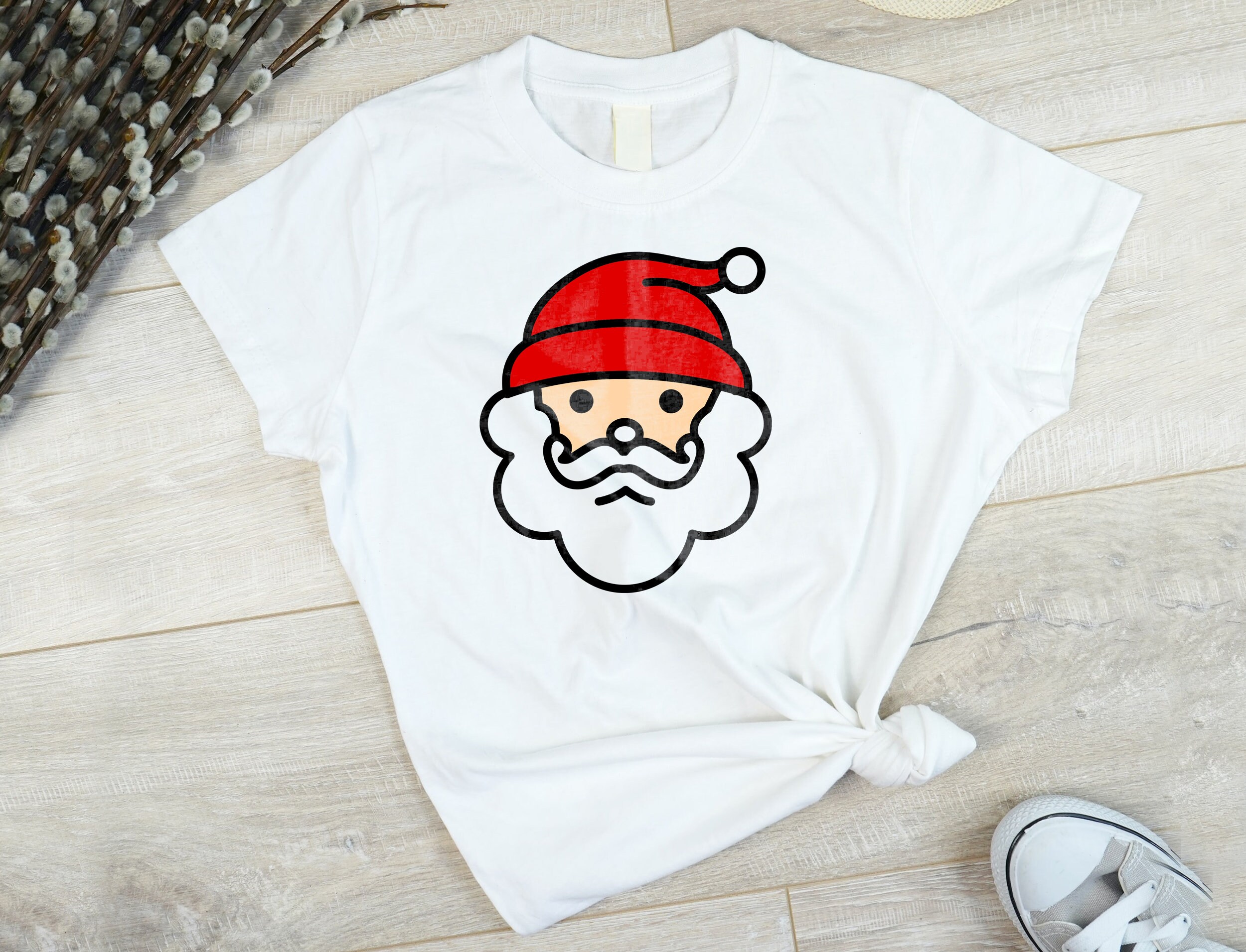Santa Face Svg, Santa Claus Svg, Christmas Svg, Santa Head Svg, Funny ...