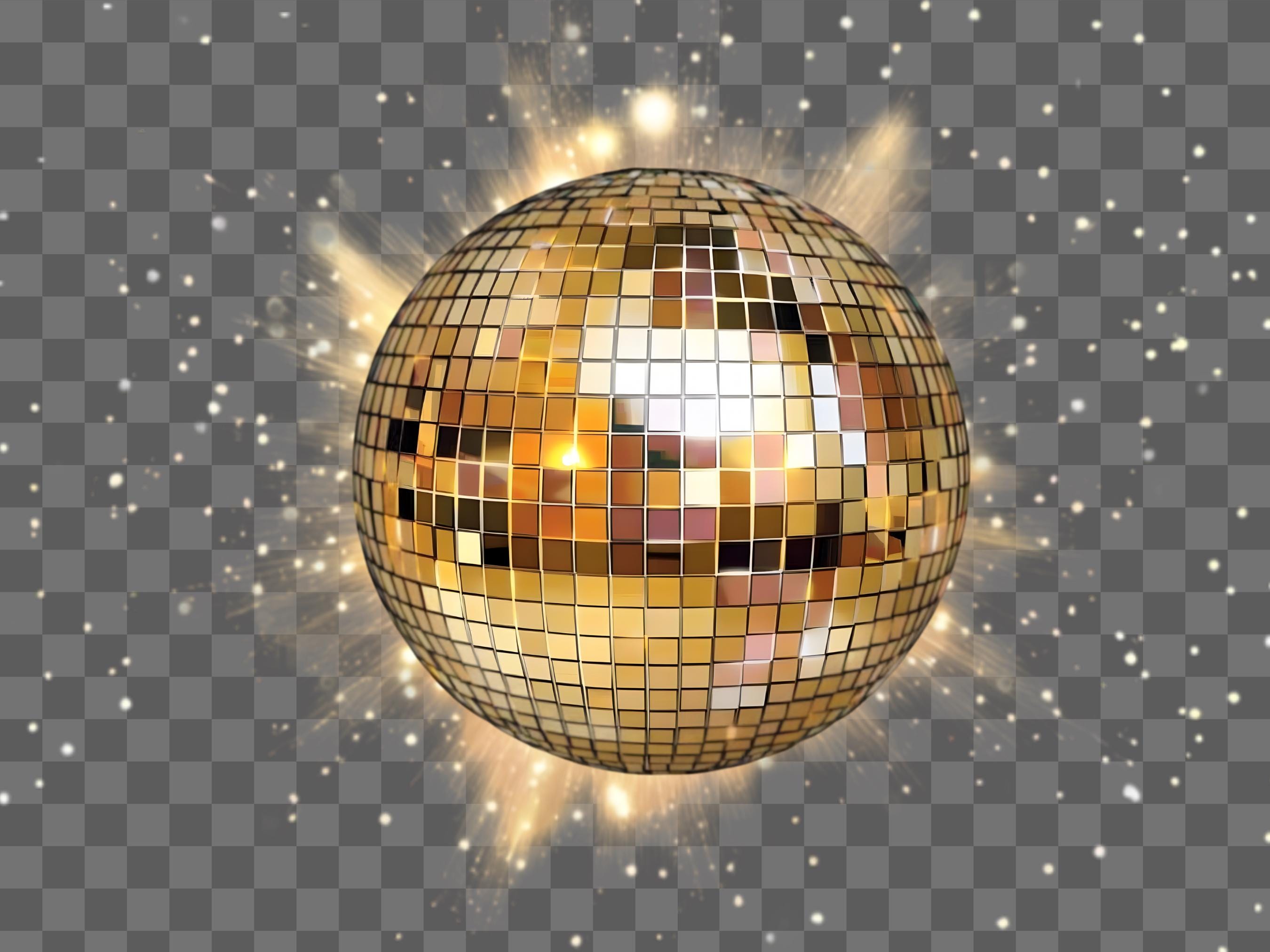 Disco Ball Clipart PNG, Dance Party Graphics, Mirror Balls, Silver ...