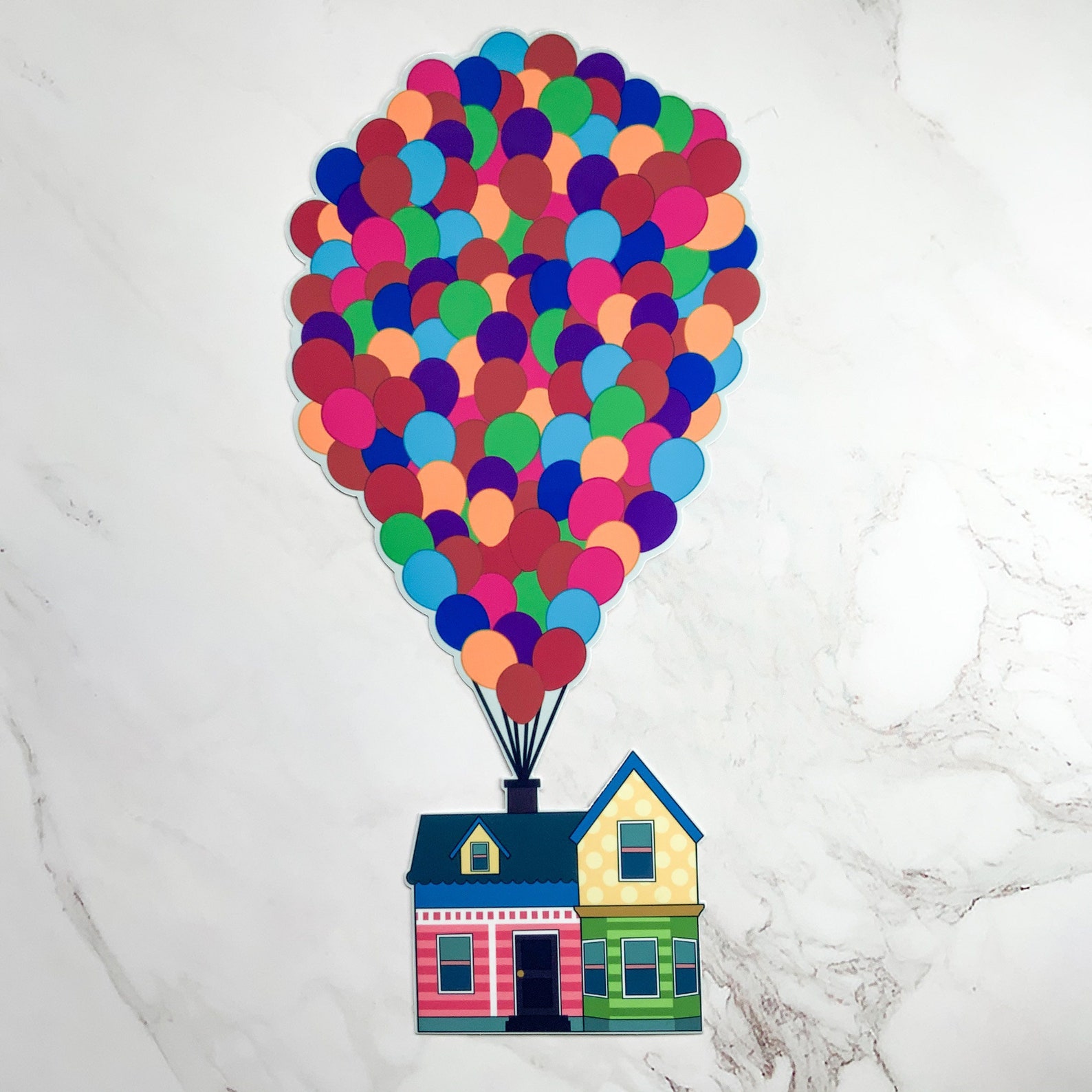 UP Movie House With Balloons Sticker & Adventure Print - Etsy UK