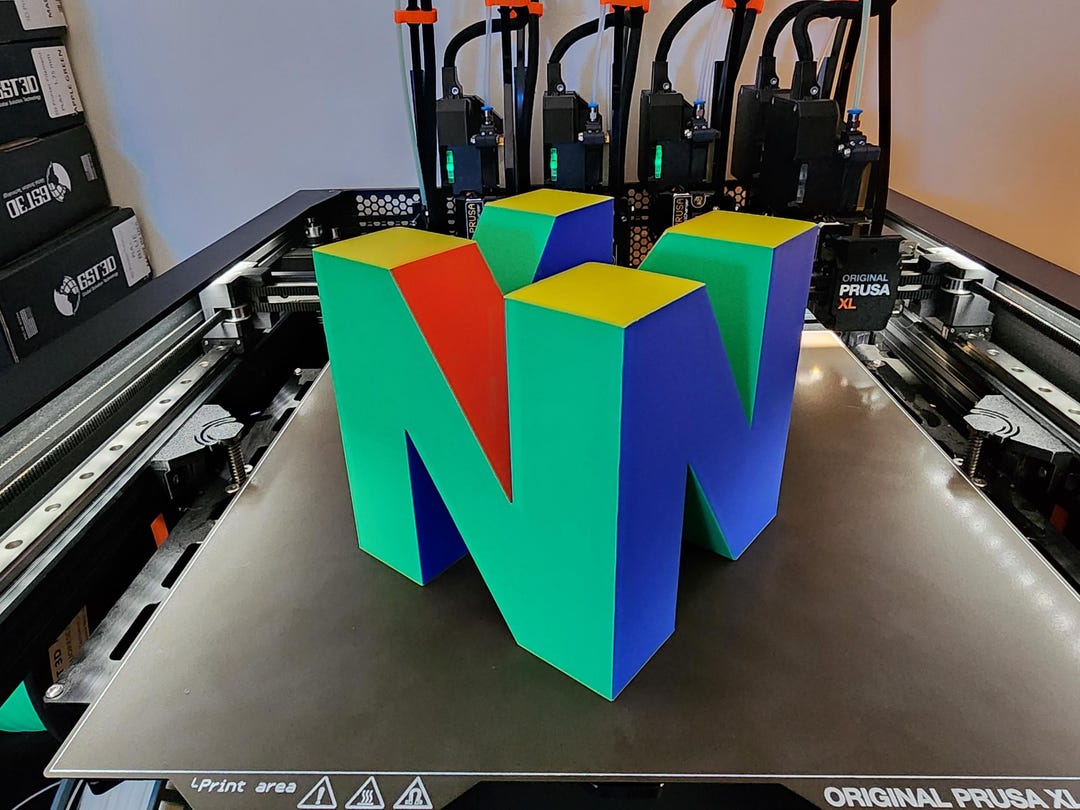 Nintendo 64 Logo 3d Printed - Etsy