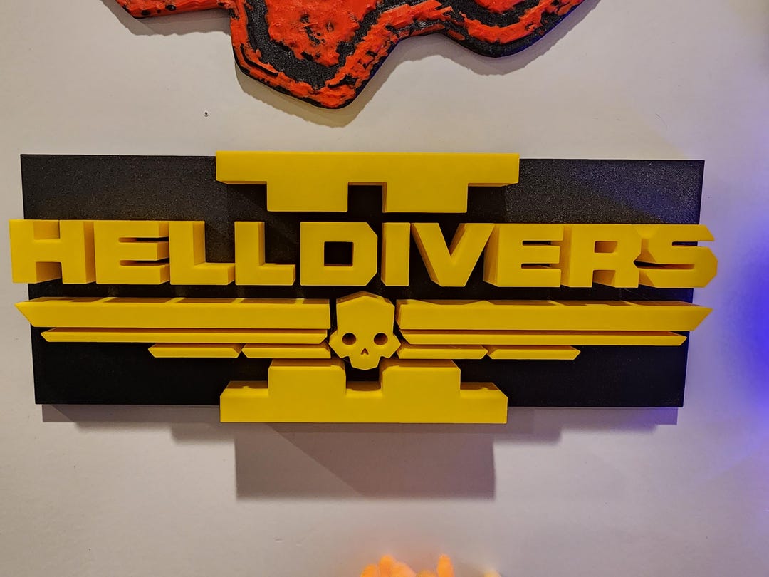 Helldivers Sign - Etsy