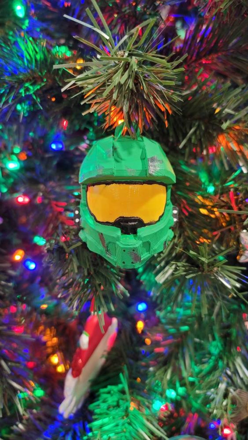 Halo Master Chief Ornament - Etsy