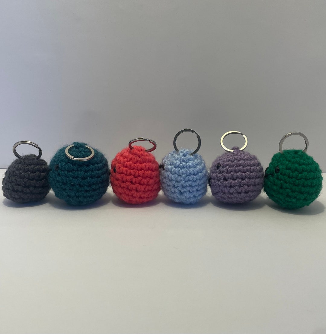 Cute Face Blob Keychain - Etsy