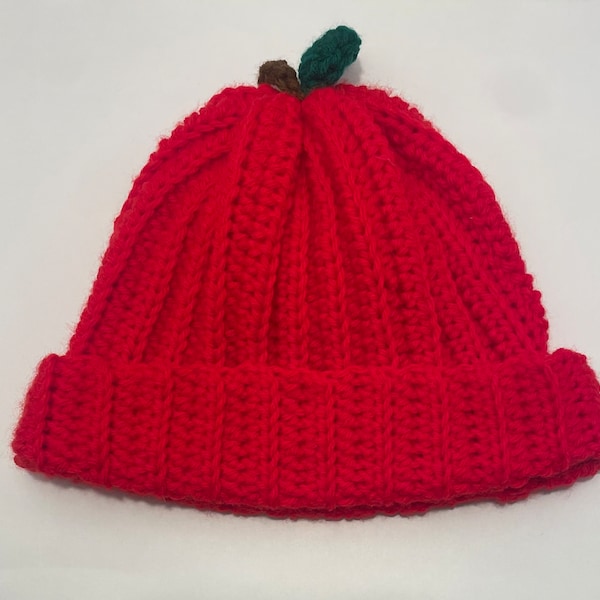 Red Apple Hat - Etsy