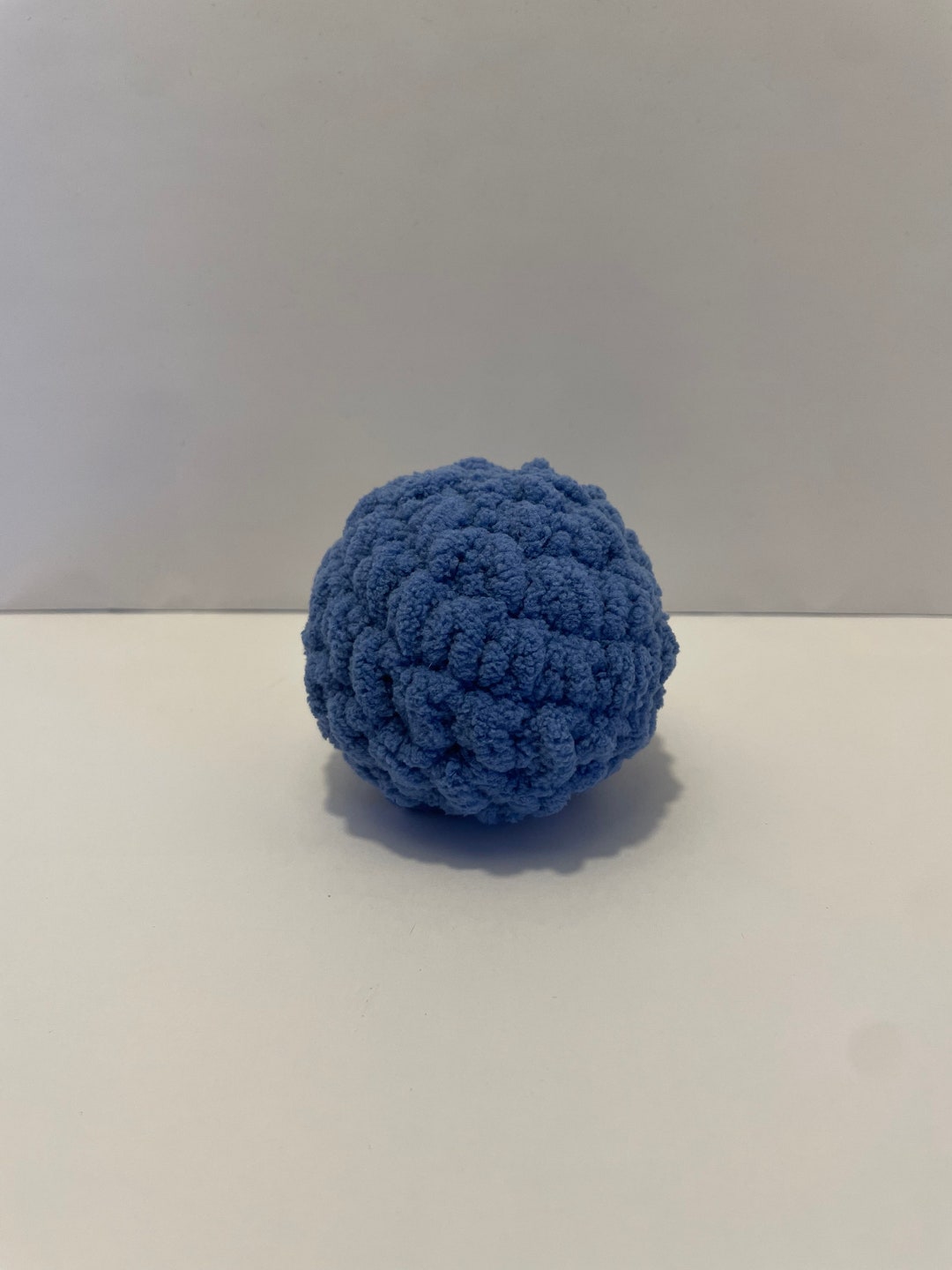Soft Crochet Toy Ball Blue - Etsy