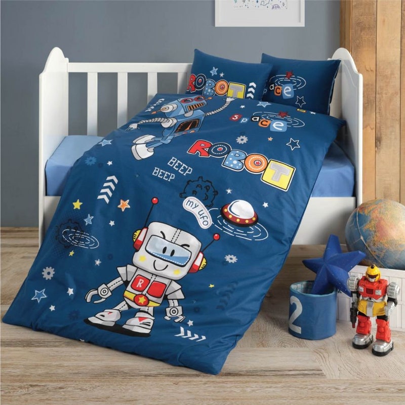 Robot Bedding - Etsy