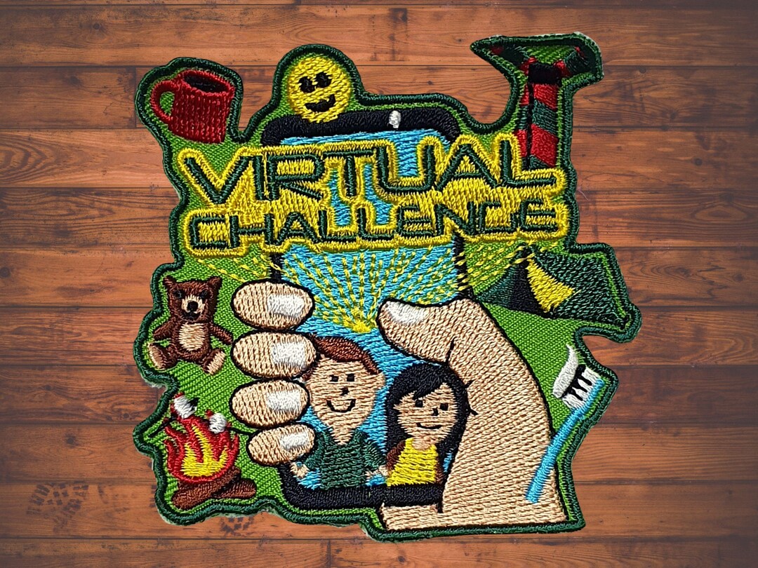 Virtual Challenge Badge / Patch, Scouts, Guides - Etsy