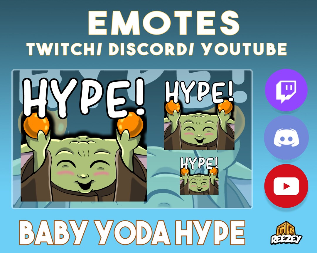 Emote Twitch Emote Grogu Emote Baby Yoda Emote Baby Yoda - Etsy UK