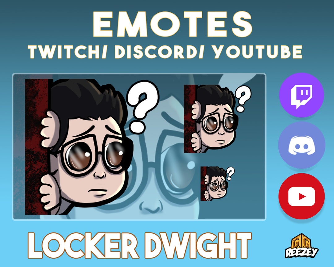 Emote Twitch Emote Dwight Emote Dwight Emotes Locker - Etsy