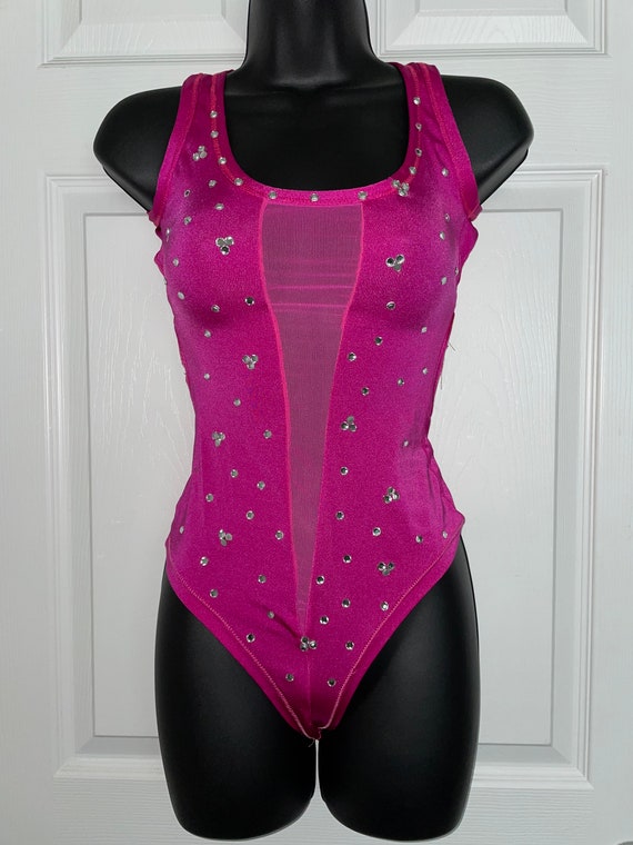 Hot Pink Sexy One Piece Etsy