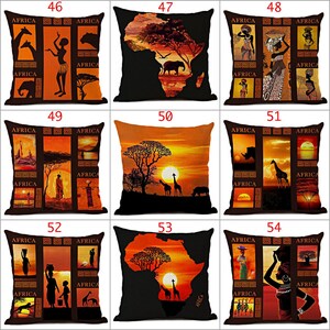 65 African Pillow Covers / Ethnic Style Pillow Cover / African Tribal ...