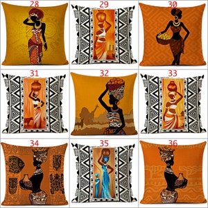 65 African Pillow Covers / Ethnic Style Pillow Cover / African Tribal ...