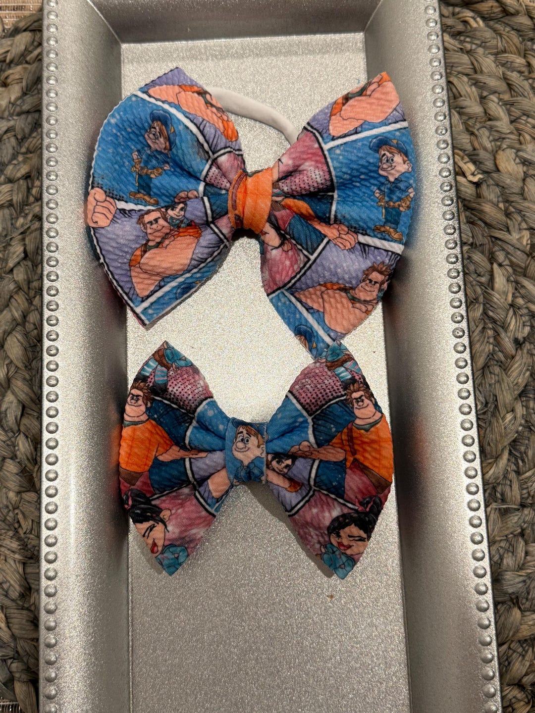 Wreck It Ralph and Penelope Bows - Etsy