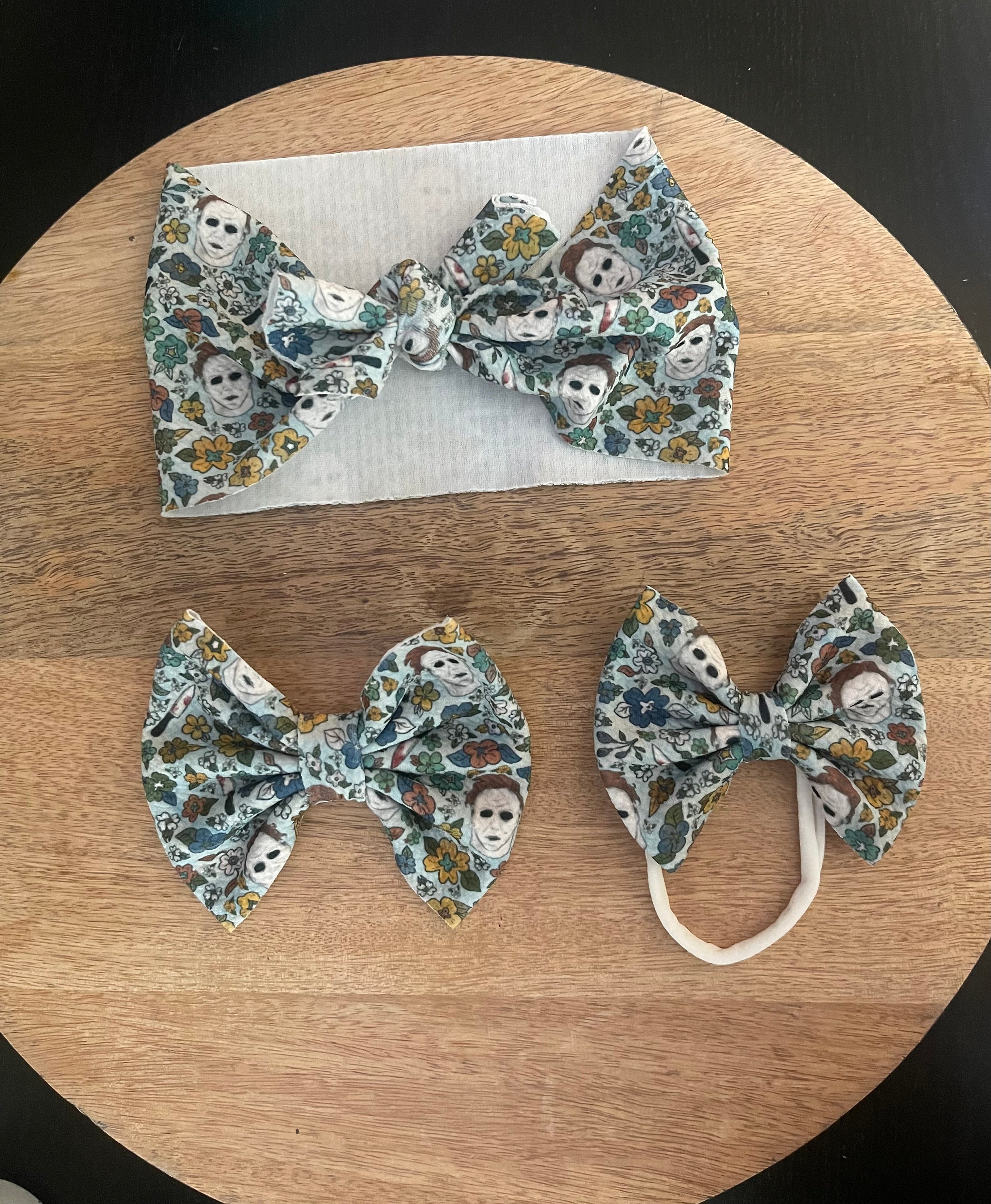 Michael Myers Floral Bows - Etsy
