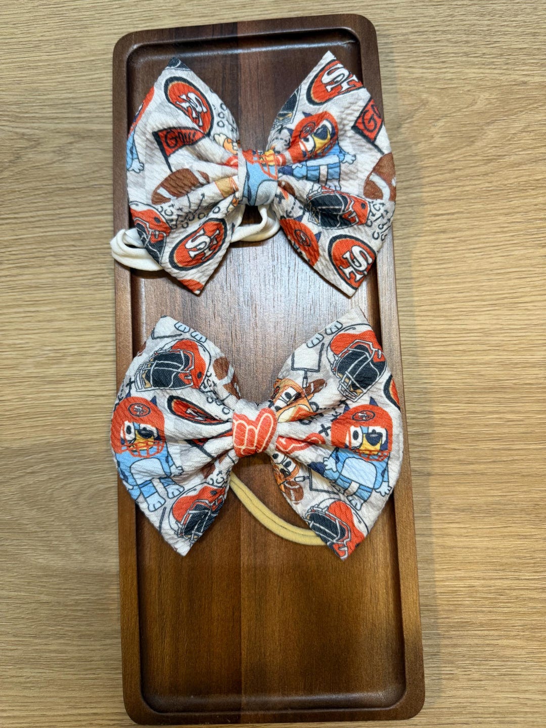 Bluey San Francisco 49ers Bows - Etsy