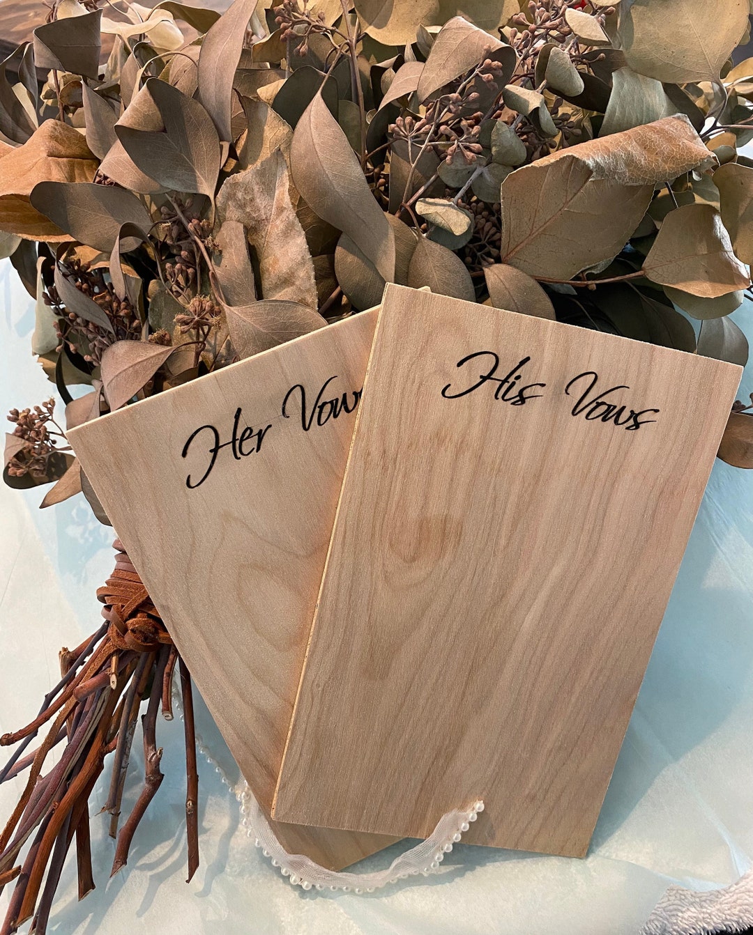 Wedding Vow Holder - Etsy