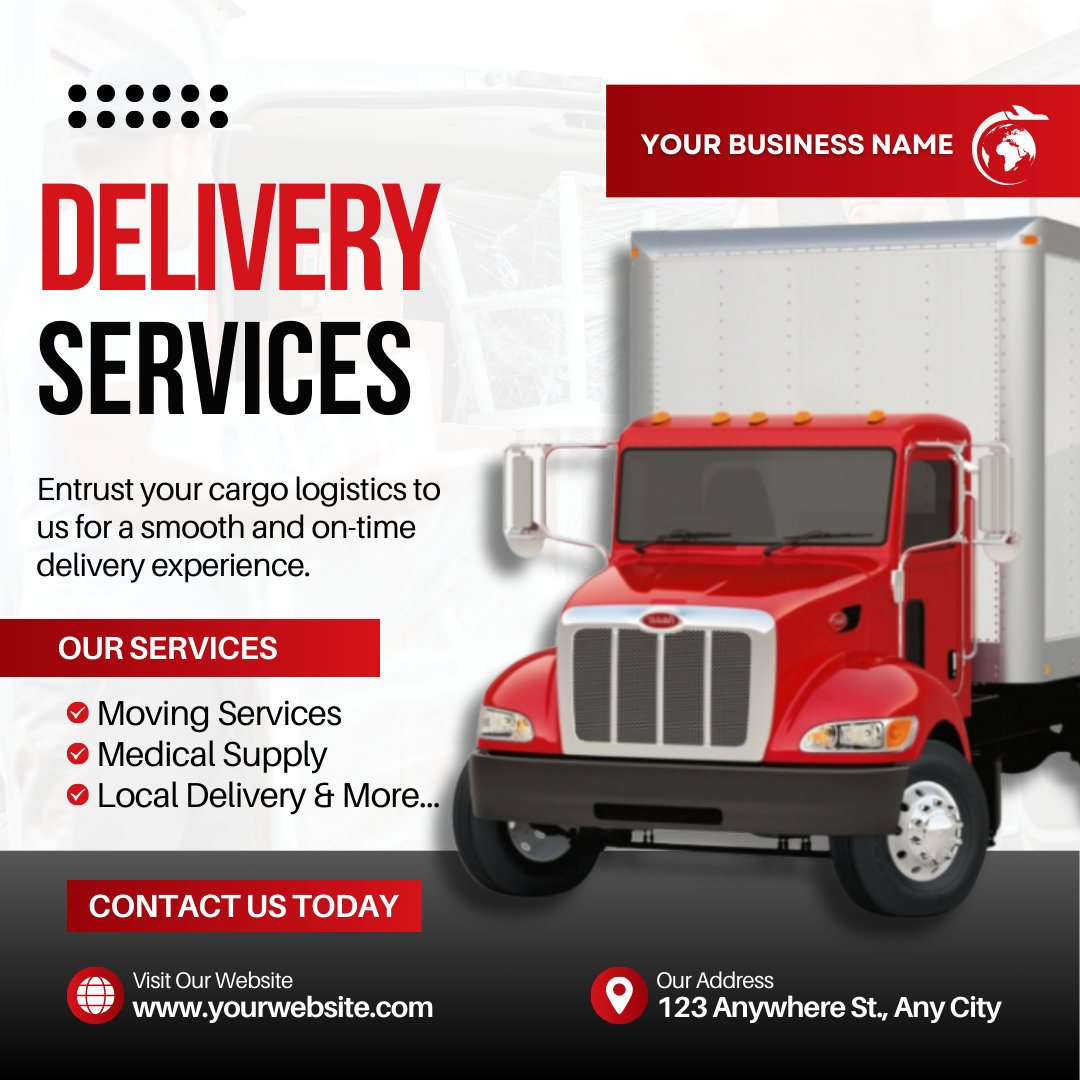 Trucking Services Flyer, Delivery Service , Coaching Flyer, Webinar ...