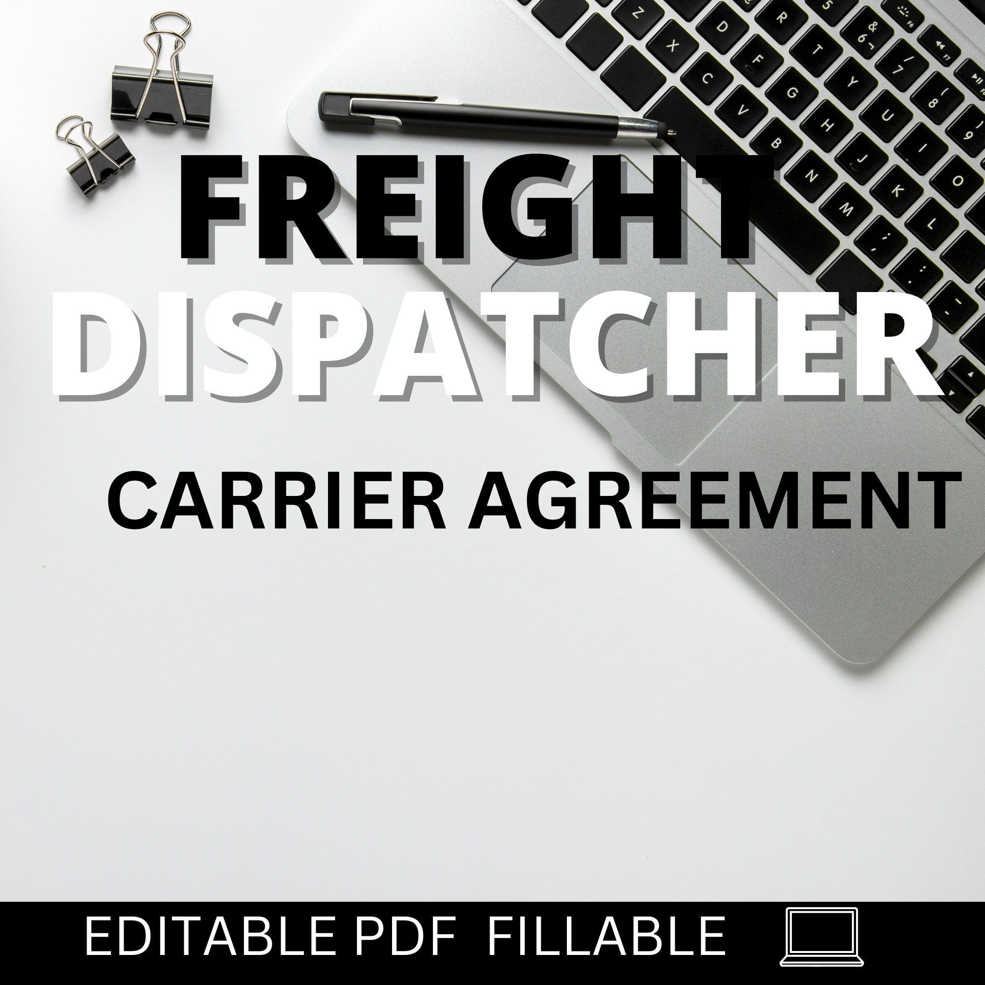 Freight Dispatch Editable Contract & Welcome Packet *** Pdf Fillable ...