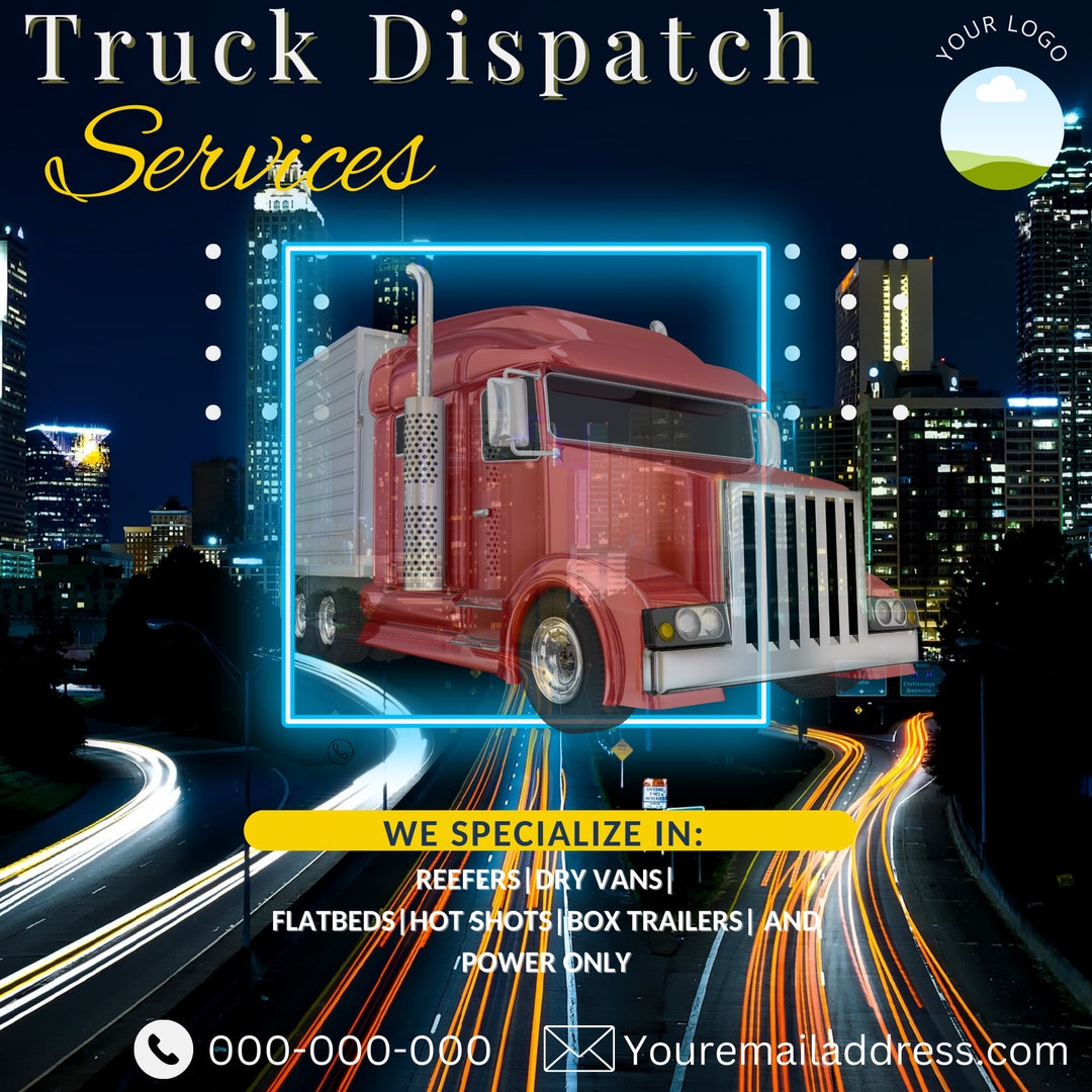 Trucking Services Flyer, Trucking Dispatch, Coaching Flyer, Webinar ...