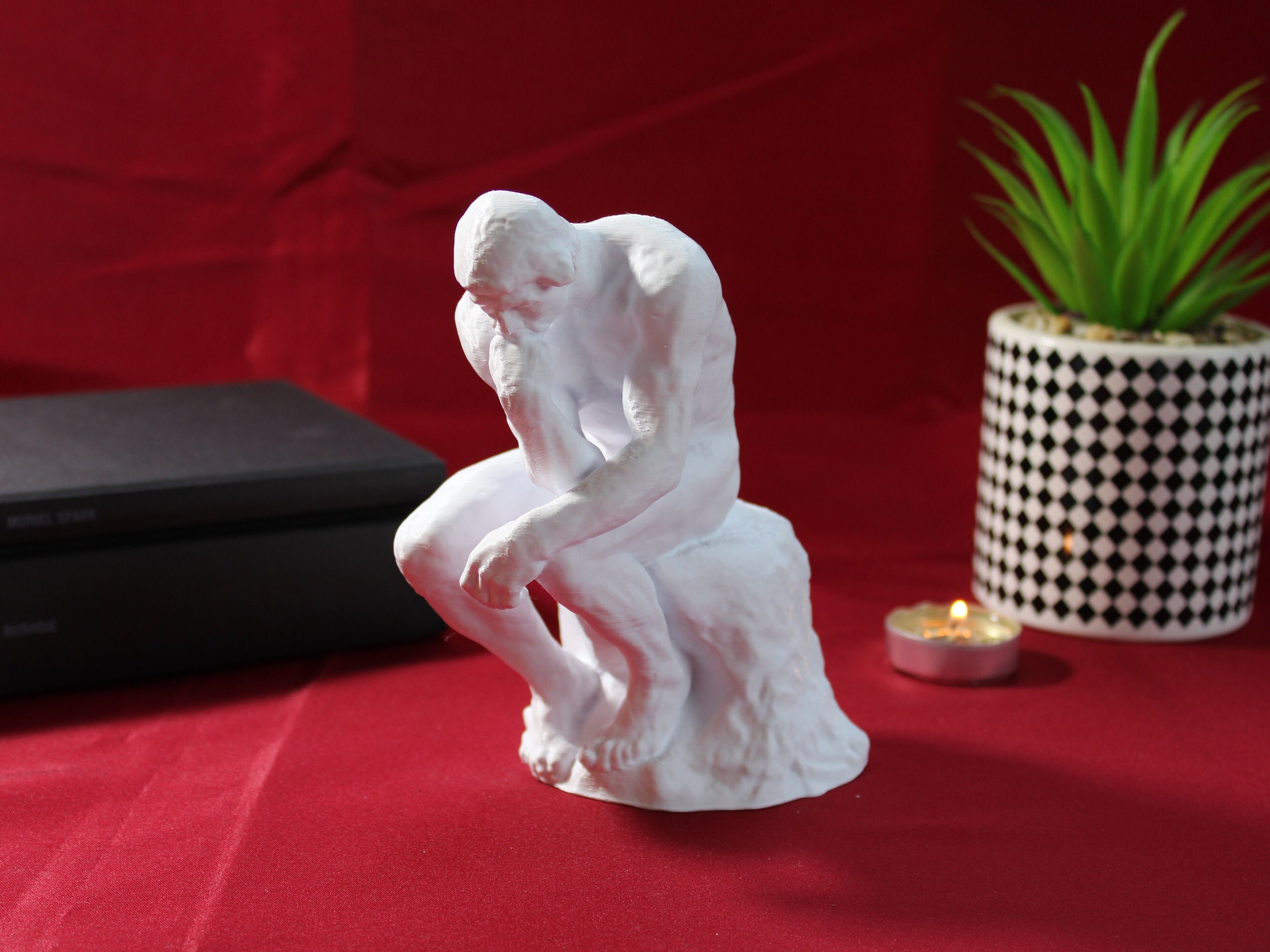 The Thinker Sculpture by Auguste Rodin Desktop Decoration | Etsy