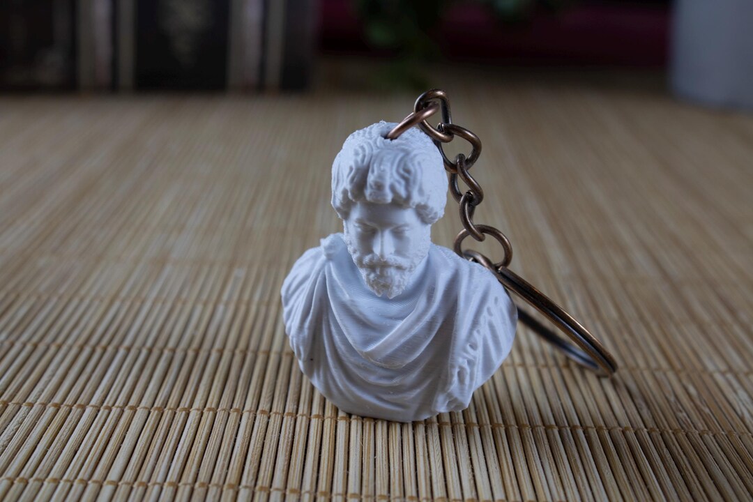 Marcus Aurelius Roman Emperor and Philosopher Keychain - Etsy
