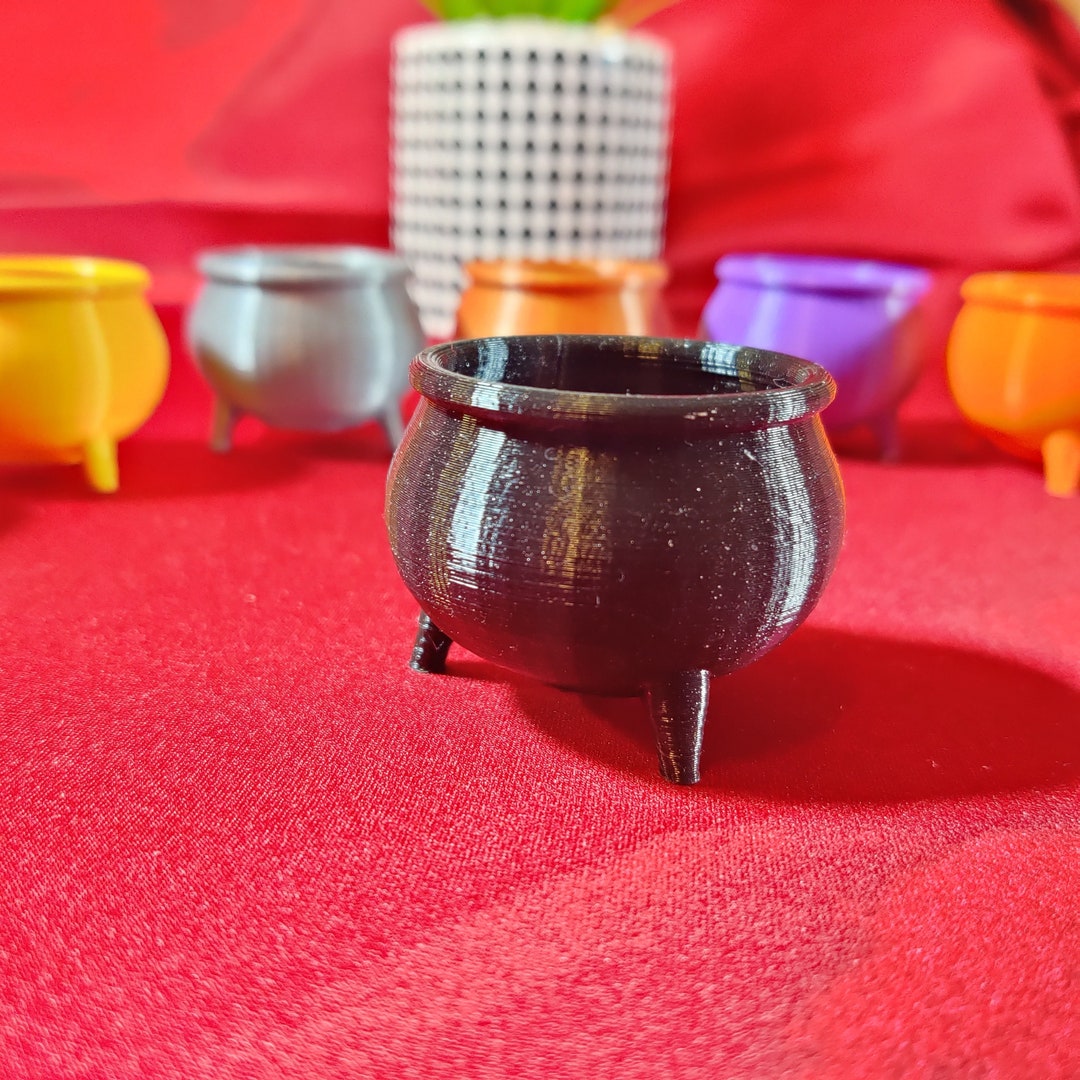 Witches Cauldron - Miniature Desktop Decoration - 3D Printed Brewing ...