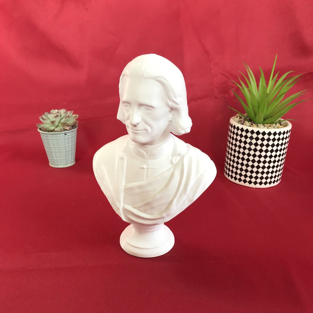 Franz Liszt Hungarian Composer - Desktop Decoration Bust Sculpture ...