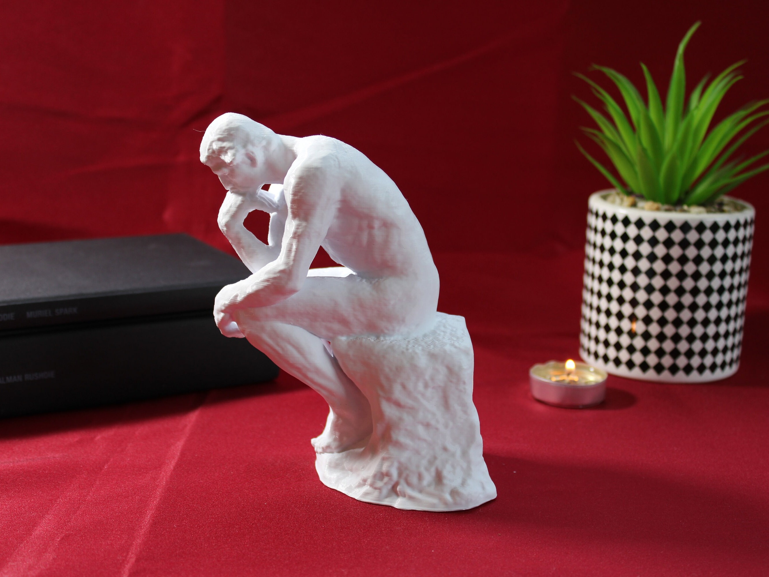 The Thinker Sculpture by Auguste Rodin Desktop Decoration | Etsy